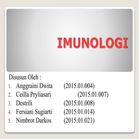 Imunologi | PPT