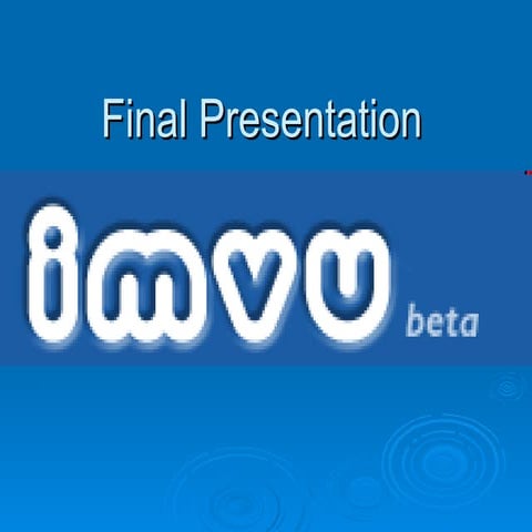 IMVU presentation | PPT