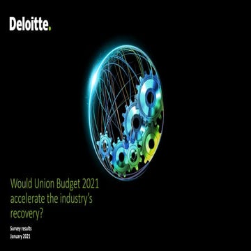 Deloitte Survey Results: Understanding the Effect of the Union Budget ...