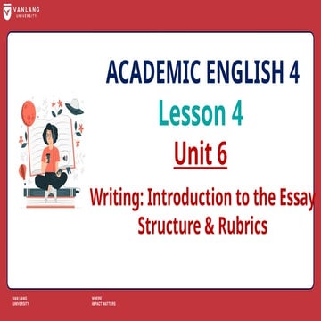 In-class AVTC4_Lesson 4_Unit 6_Writing_Introduction of an essay ...