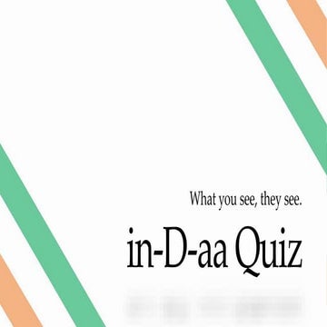in-d-aa quiz | PPTX