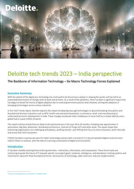 FDI in India's Technology and AI Sector: Opportunities and Challenges | PPT
