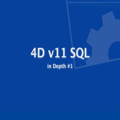 In Depth 4D v11 SQL 2010-03-03 | PDF