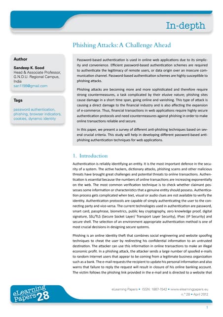 Risk-based Authentication In Cloud | Sysfore | PDF