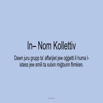 In-Nomi Kollettivi | PDF