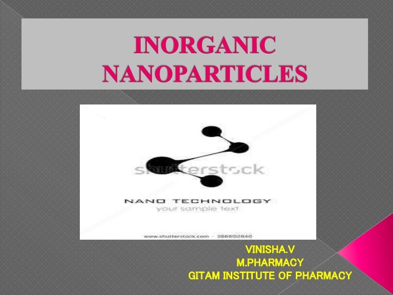 In organic nanoparticles