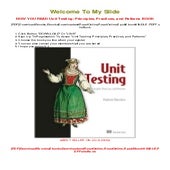 in [PDF] Unit Testing: Principles, Practices, and Patterns by