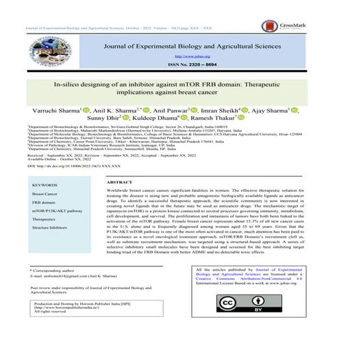 PI3Kinase/AKT/mTOR Pathway in Breast Cancer; Pathogenesis and ...