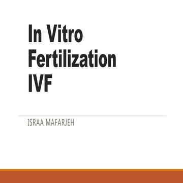 Anaesthesia for ivf | PPTX