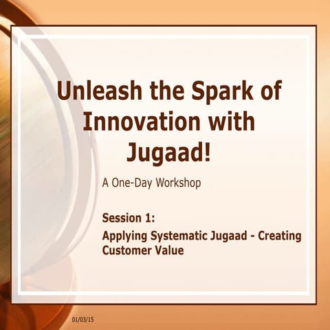 In 01 a jugaad introduction | PPT