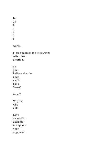 In 200-250words,please address the followingA.docx In 200-250words,please address the followingA.docx
