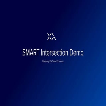 Smart Intersection Demo + Mobility IoT Gateway and Smart Transportation ...