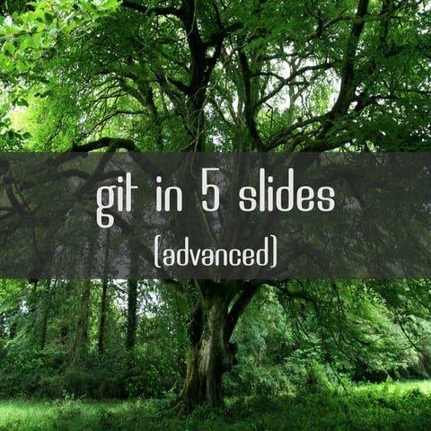 git (advanced) in 5 slides | PPT