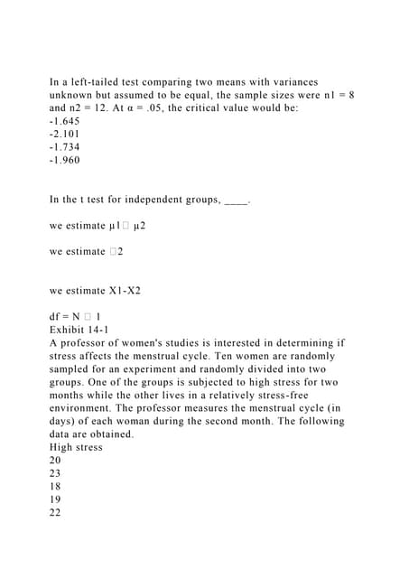 ANOVA-One Way Classification | PPT