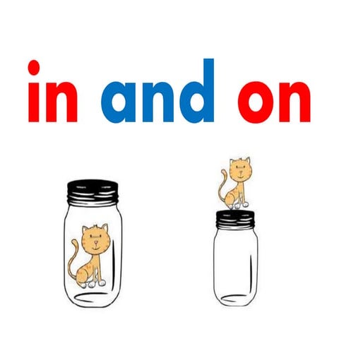 In and on preschool | PPTX