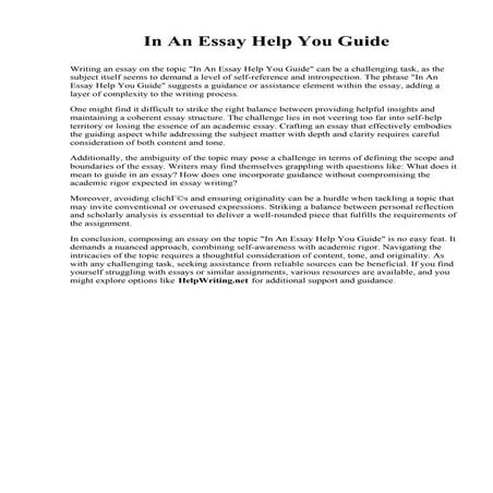 In An Essay Help You Guide.pdf