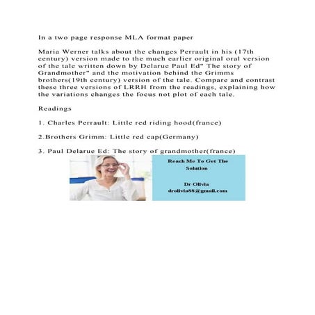 In a two page response MLA format paperMaria Werner talks about .docx