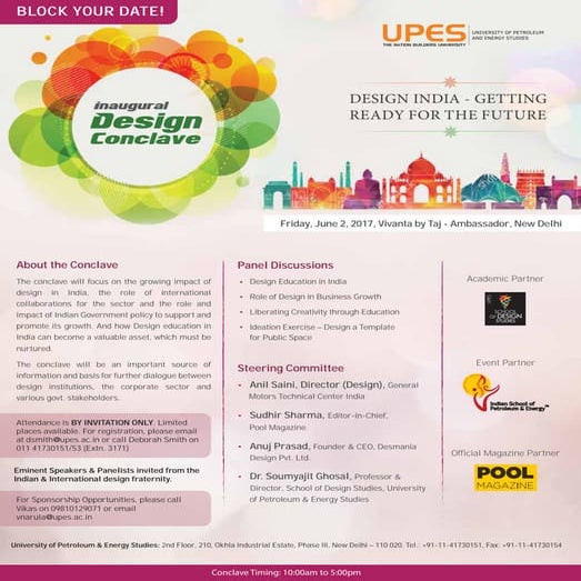 Inaugural design conclave - upes | PDF