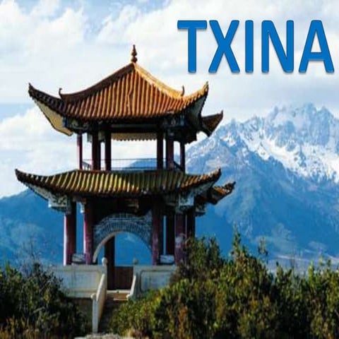 Inauterietarako eskulanak- Txina | PPTX