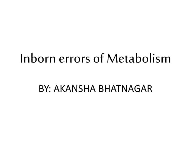 Tyrosinosis | PPTX
