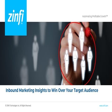 Inbound Marketing Insights To Win Over Your Target Audience | PPT