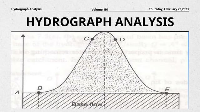 Hydrograph | PPTX