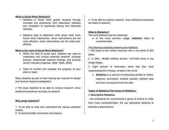 Lecture 1 Introduction to Social Statistics.pdf | Science