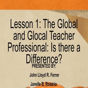 The Global and Glocal Teacher Profession.pptx
