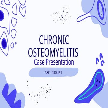 CHRONIC OSTEOMYELITIS 26550607795476hhhnnnh | PPTX