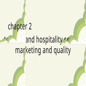 QSM Chap 6 Quality Service Delivery System in Tourism and Hospitality ...