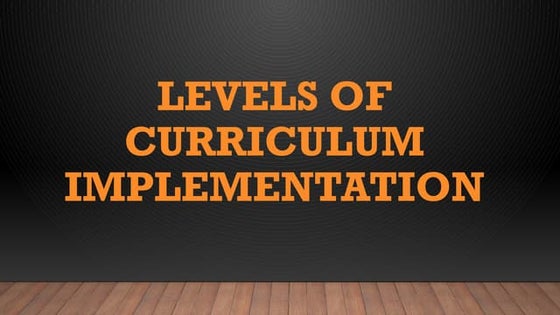 CHAPTER-5-CURRICULUM-IMPLEMENTATION (1).pptx | Professional School ...
