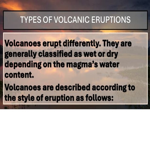 VOLCANO GRADE 9 LESSON IN SCIENCE PRESENTATION | PDF