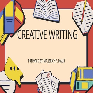GRADE 12- Creative Writing PowerPoint Presentation | PPTX