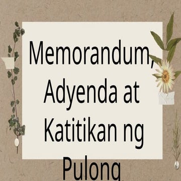 ADYENDA lesson in Filipino sa Piling Larang | PPTX