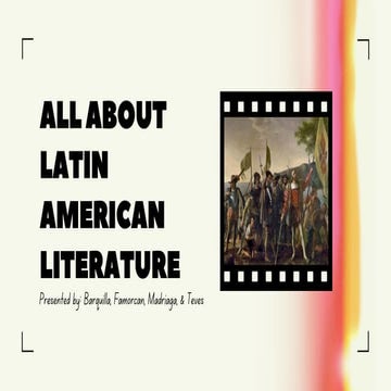 Latin american Literature | PPTX