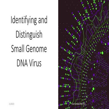Identifying and Distinguishing Small Genome DNA Virus.pdf