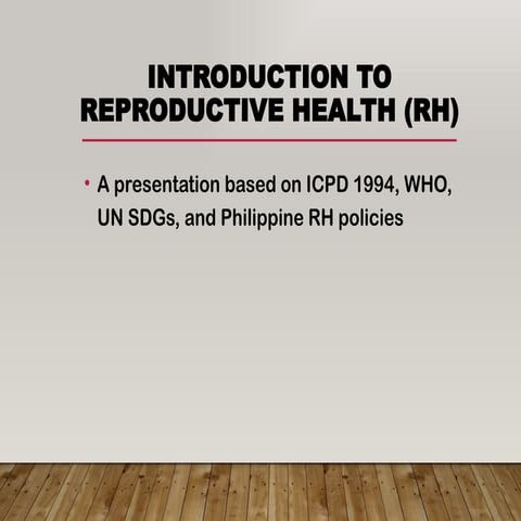 Republic Act 10354 esponsible Parenthood and Reproductive Health Law of ...