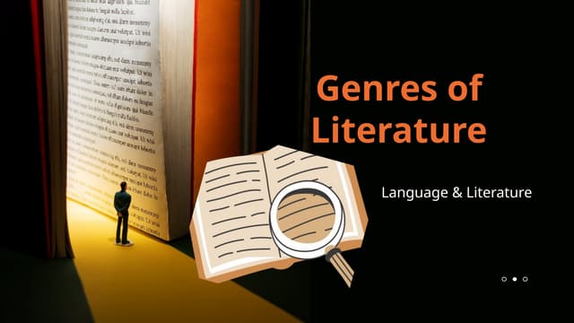 Types of literature | PDF