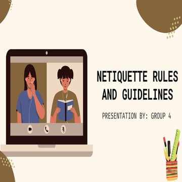 POPULAR POP CULTURE. Netiquette rules and guidelines | PDF