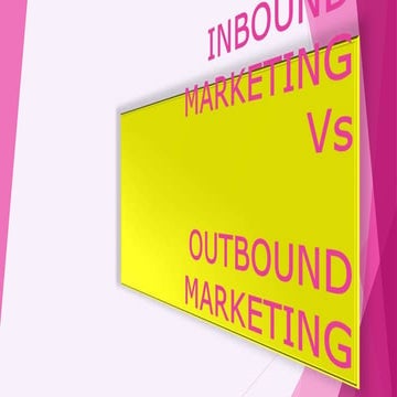 Inbound marketing | PPTX