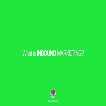 What is Inbound Marketing? | PPTX