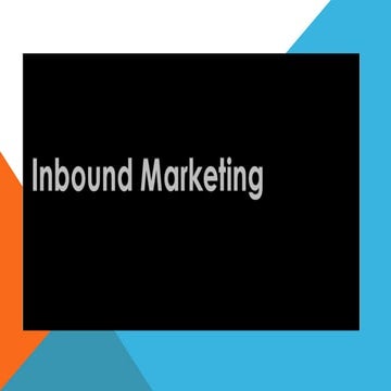 best Inbound marketing ppt | PPT