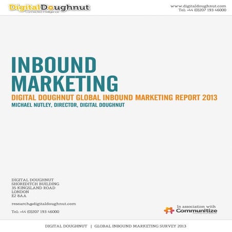 Global Inbound Marketing Report 2013 | PDF | Logistics | Business
