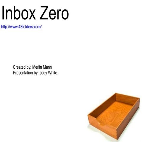 Inbox zero | PPTX