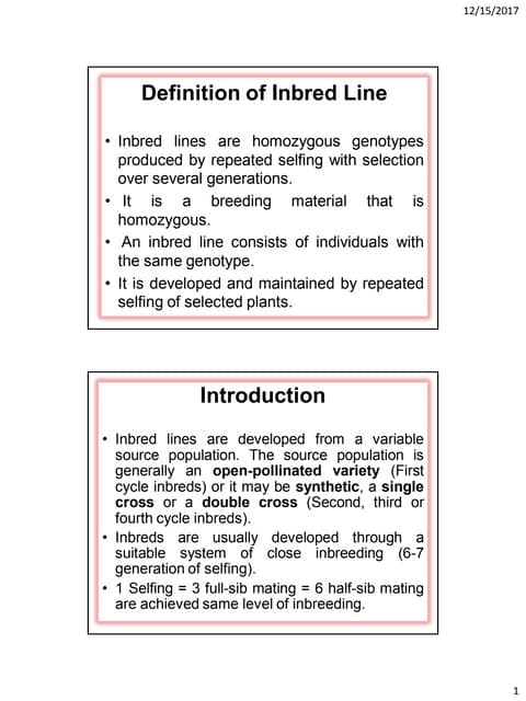 Hybrid breeding in plants | PPTX