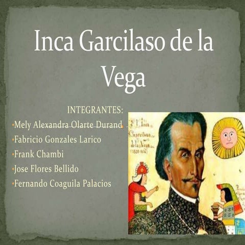 Inca garcilaso de la vega | PPTX