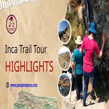 Inca Trail To Machu Picchu | PDF