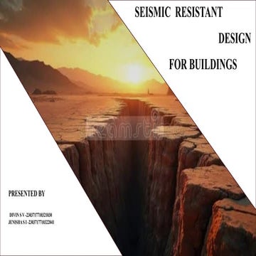 Seismic Resistant Design of Building.pptx