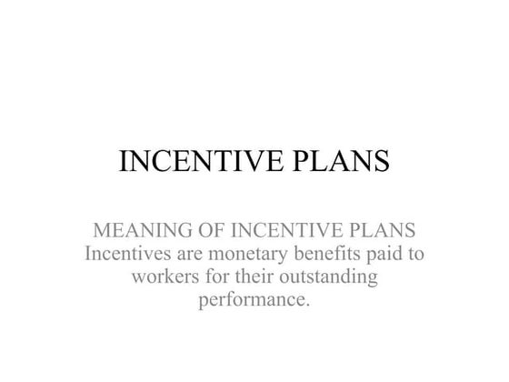 Profit sharing system__incentive_plan_ | PPT