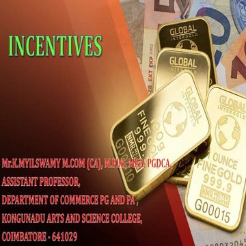 Incentives | PPT